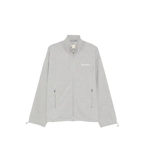 Miu Miu Grey Tops Sweatshirts