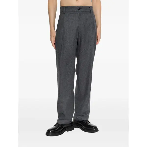 Dolce & Gabbana Grey Trousers Tailored Trousers