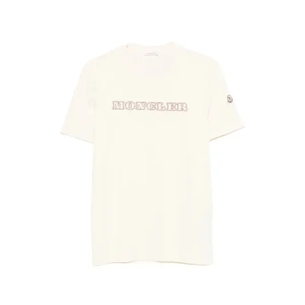 Moncler Neutrals T-shirts & Vests T-shirts - Cream