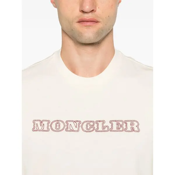 Moncler Neutrals T-shirts & Vests T-shirts