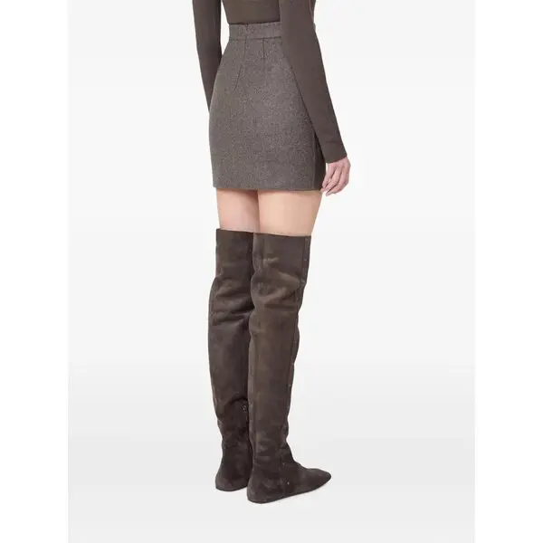 Max Mara Grey Skirts - Gray
