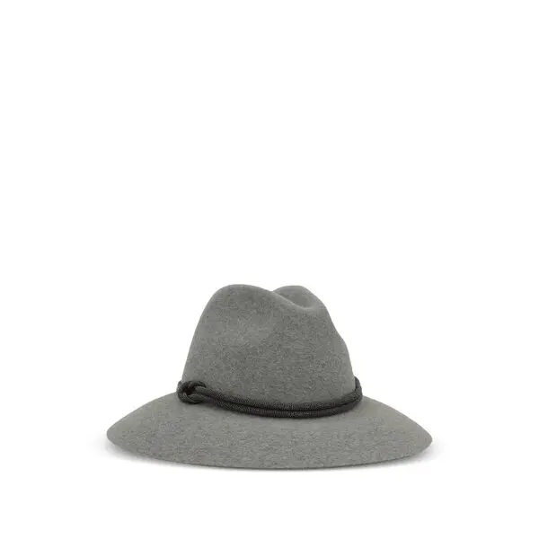 Brunello Cucinelli Grey Hats