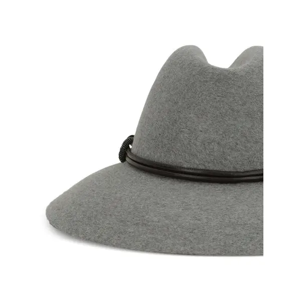 Brunello Cucinelli Grey Hats