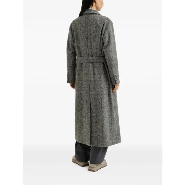 Brunello Cucinelli Grey Coats Double Breasted & Peacoats