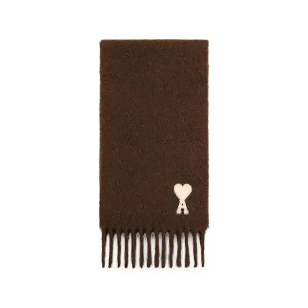 AMI Paris Scarves - Brown