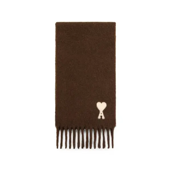 AMI Paris Scarves - Brown