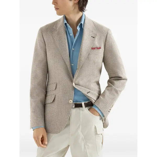 Brunello Cucinelli Neutrals Jackets Blazers