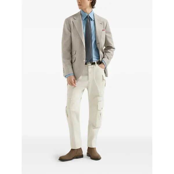 Brunello Cucinelli Neutrals Jackets Blazers