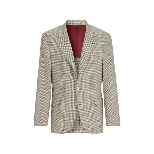 Brunello Cucinelli Neutrals Jackets Blazers - Cream