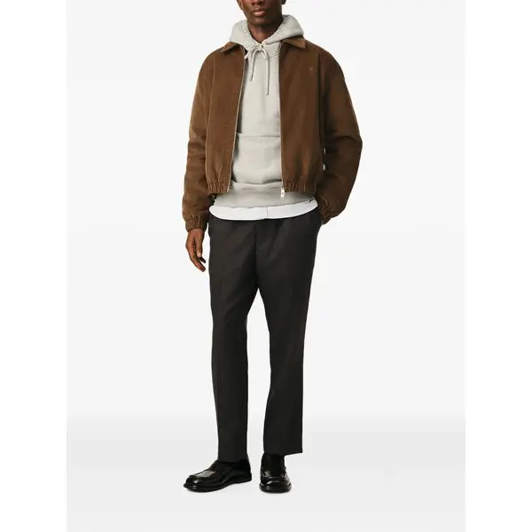 AMI Paris Grey Trousers Tailored Trousers