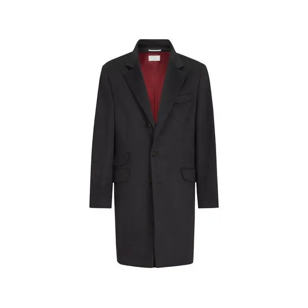 Brunello Cucinelli Coats Single Breasted Coats - Blue