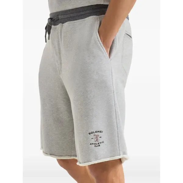 Brunello Cucinelli Grey Shorts Track & Running Shorts