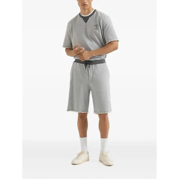 Brunello Cucinelli Grey Shorts Track & Running Shorts
