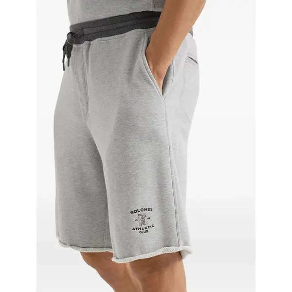 Brunello Cucinelli Grey Shorts Track & Running Shorts