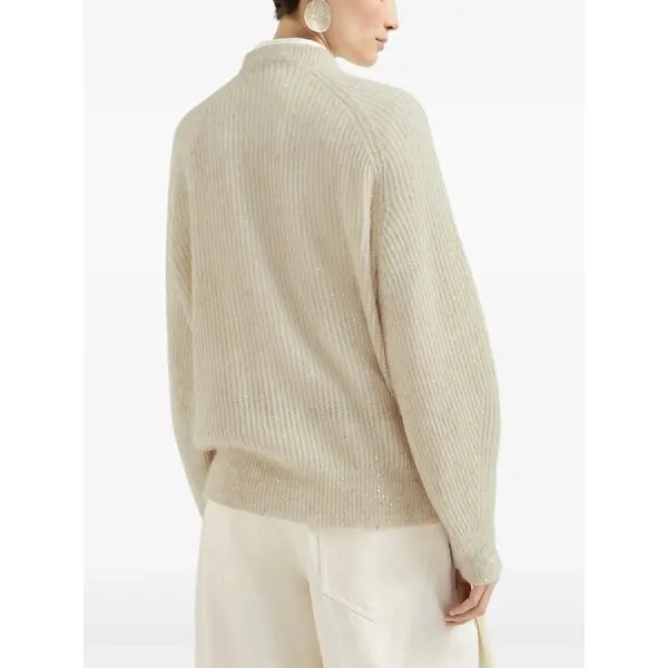 Brunello Cucinelli Neutrals Knitwear Jumpers
