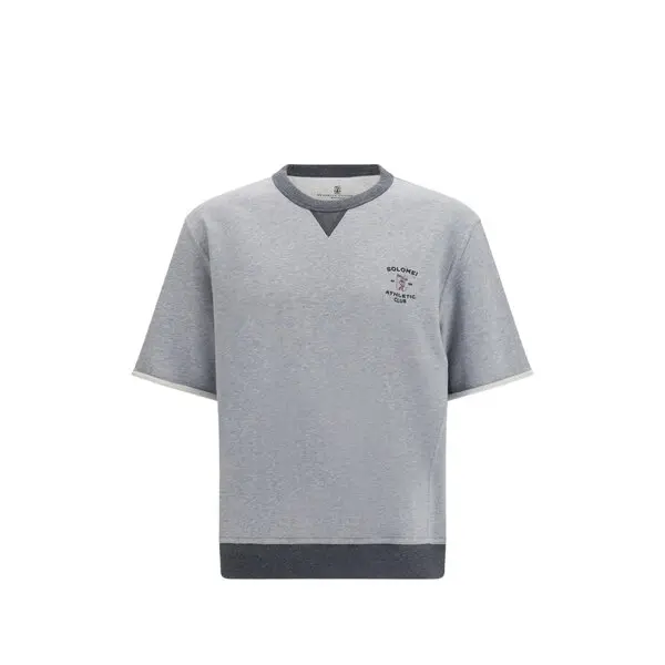 Brunello Cucinelli Grey T-shirts & Vests T-shirts - Gray