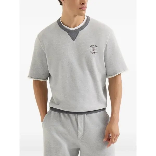 Brunello Cucinelli Grey T-shirts & Vests T-shirts