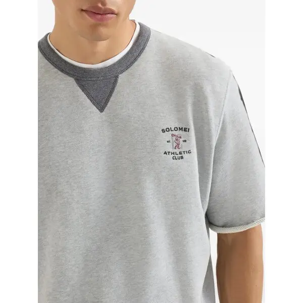 Brunello Cucinelli Grey T-shirts & Vests T-shirts