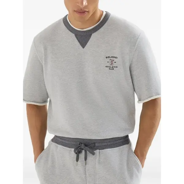 Brunello Cucinelli Grey T-shirts & Vests T-shirts
