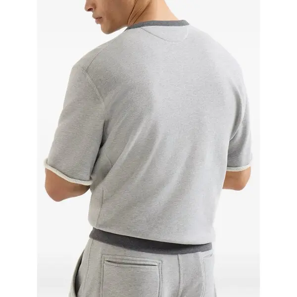 Brunello Cucinelli Grey T-shirts & Vests T-shirts