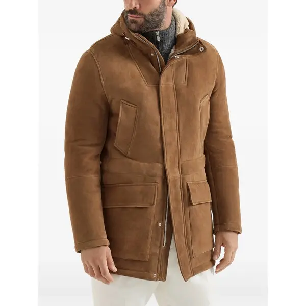 Brunello Cucinelli Coats Leather Coats