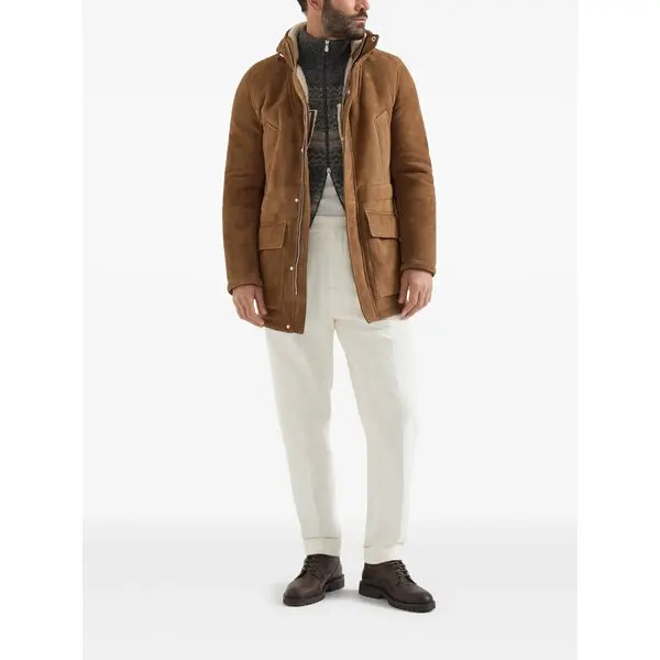 Brunello Cucinelli Coats Leather Coats