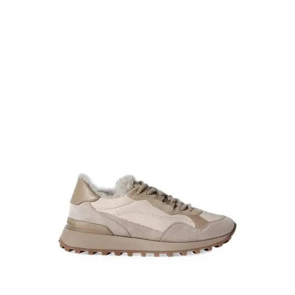 Brunello Cucinelli Neutrals Trainers - Cream