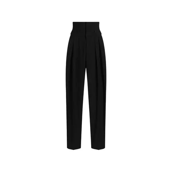 Dolce & Gabbana Trousers High-waisted Trousers - Black