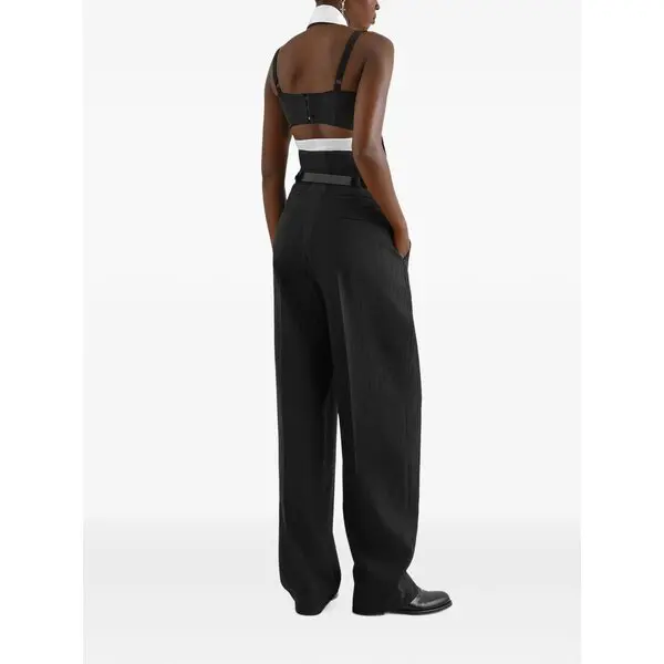 Dolce & Gabbana Trousers High-waisted Trousers - Black