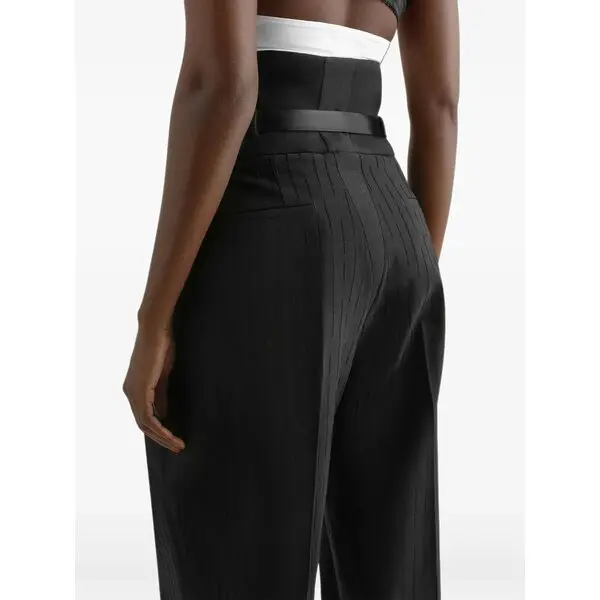 Dolce & Gabbana Trousers High-waisted Trousers - Black
