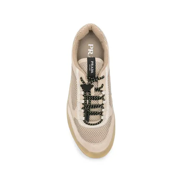 Prada Neutrals Trainers - Cream