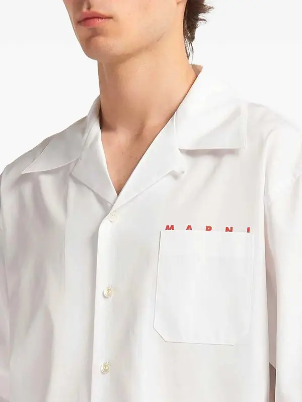 Marni Short-sleeved Cotton Bowling Shirt