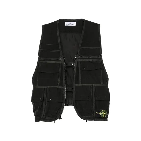 Stone Island Jackets Waistcoats & Gilets - Black