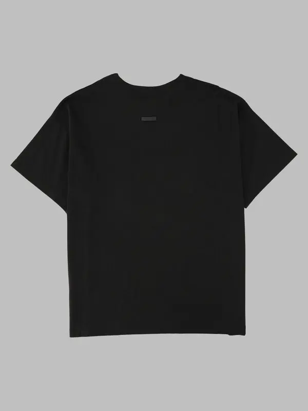 Fear Of God T-shirt In Misto Cotone - Black