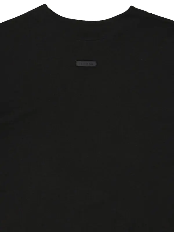 Fear Of God T-shirt In Misto Cotone - Black