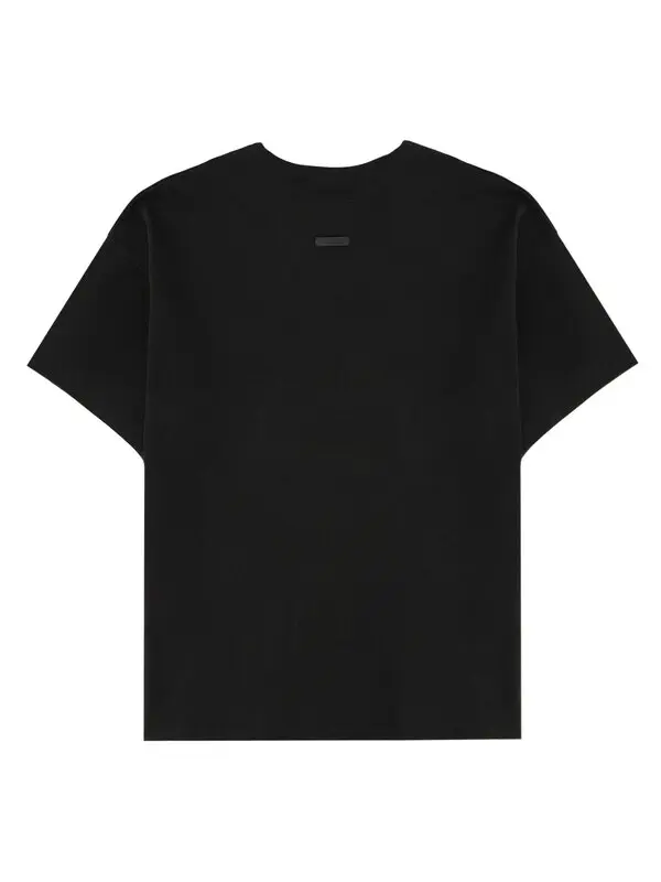 Fear Of God T-shirt In Misto Cotone - Black
