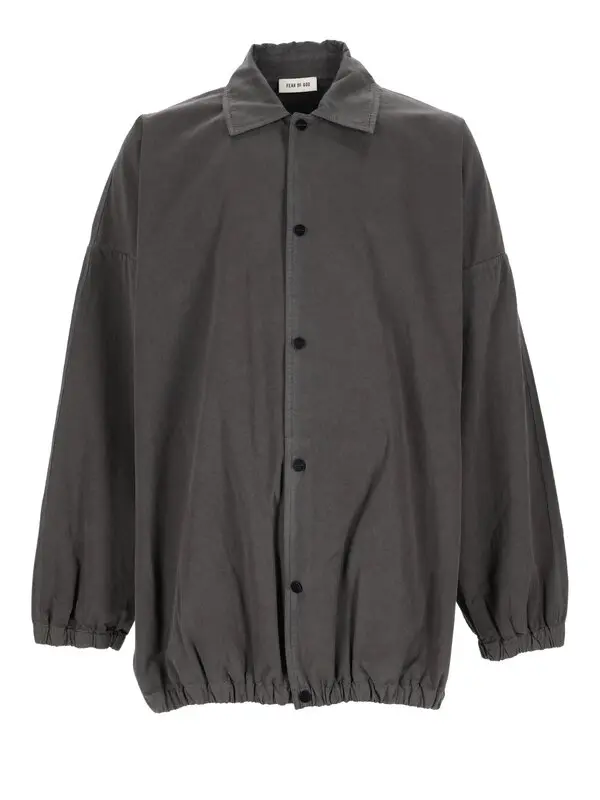 Fear Of God Giacca A Vento Con Logo