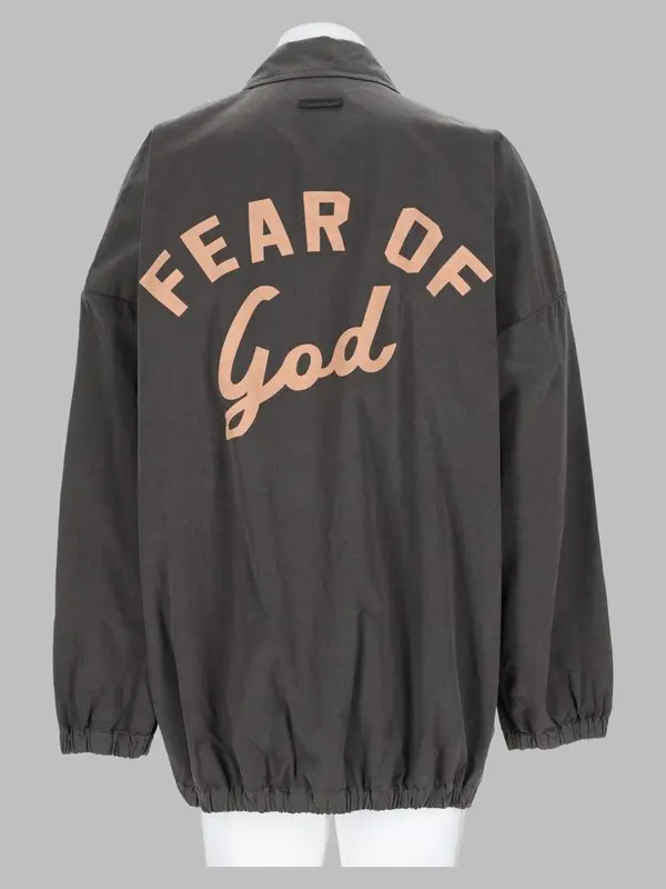 Fear Of God Giacca A Vento Con Logo