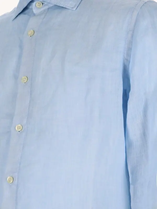 120% Lino Camicia In Lino