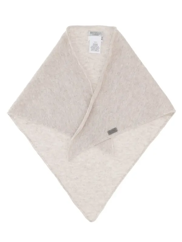 Brunello Cucinelli Foulard In Cashmere Con Monile