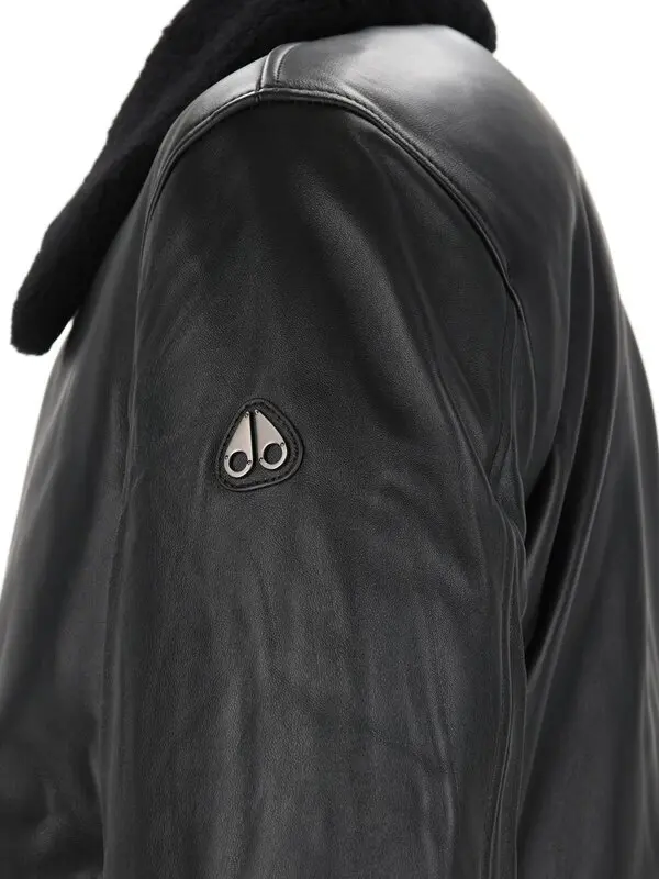 Moose Knuckles Bomber "toba" In Pelle