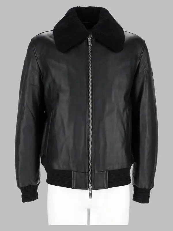 Moose Knuckles Bomber "toba" In Pelle