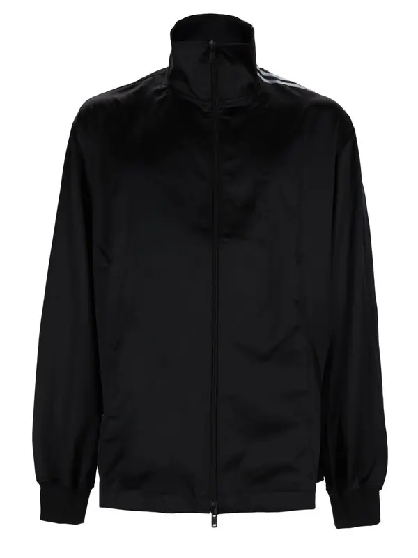 Y3 Giacca Sportiva In Raso - Black