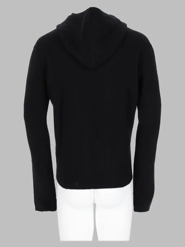 Rick Owens Maglia In Cashmere Con Cappuccio
