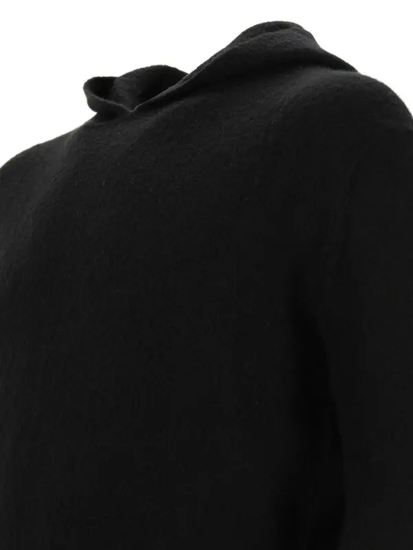 Rick Owens Maglia In Cashmere Con Cappuccio