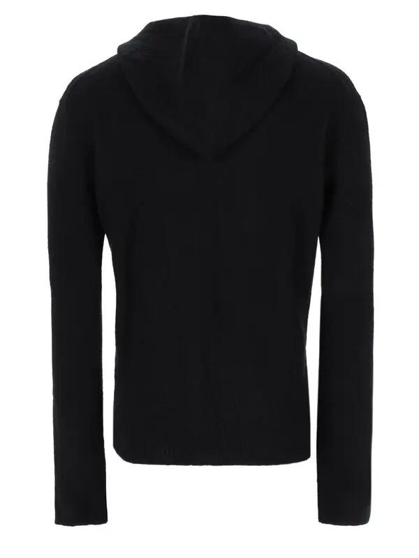 Rick Owens Maglia In Cashmere Con Cappuccio