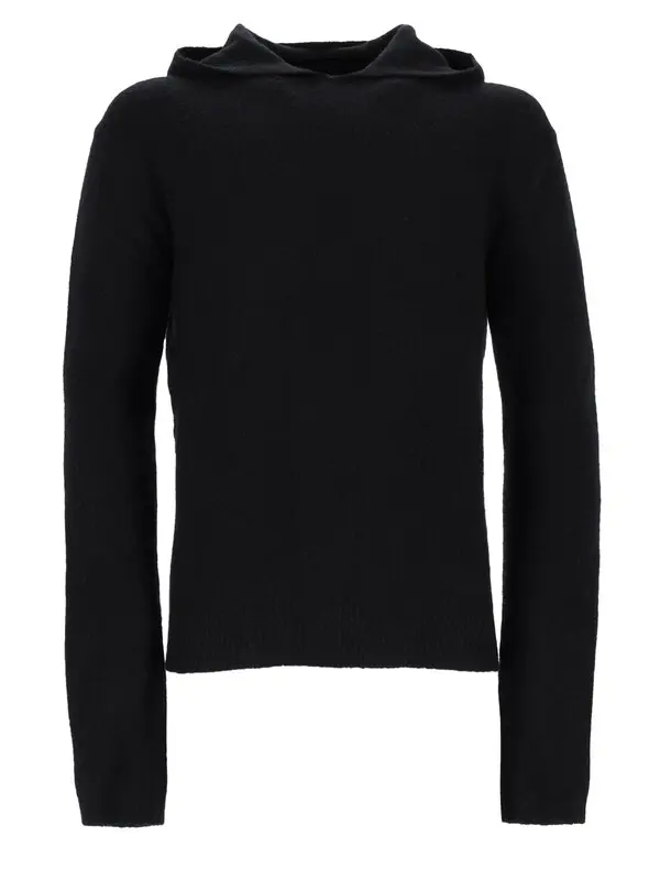 Rick Owens Maglia In Cashmere Con Cappuccio