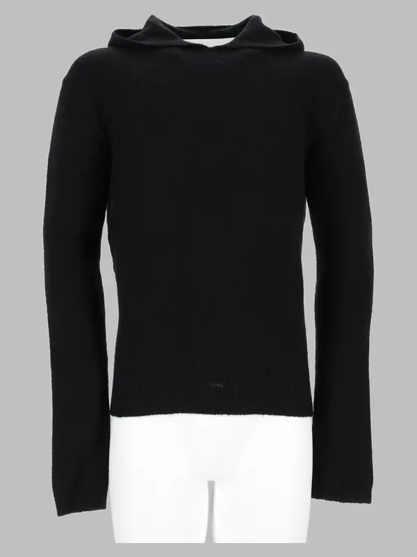 Rick Owens Maglia In Cashmere Con Cappuccio