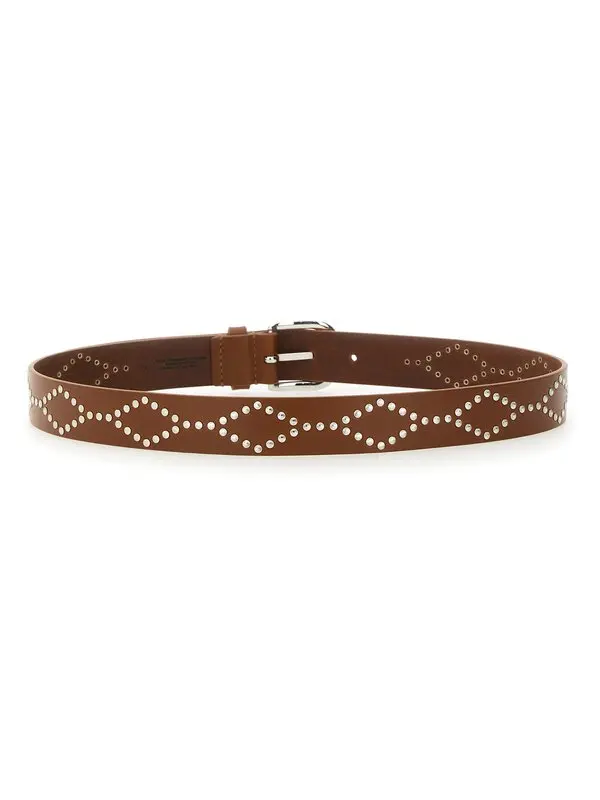 Isabel Marant Étoile Cintura "liliana" Con Borchie - Buff
