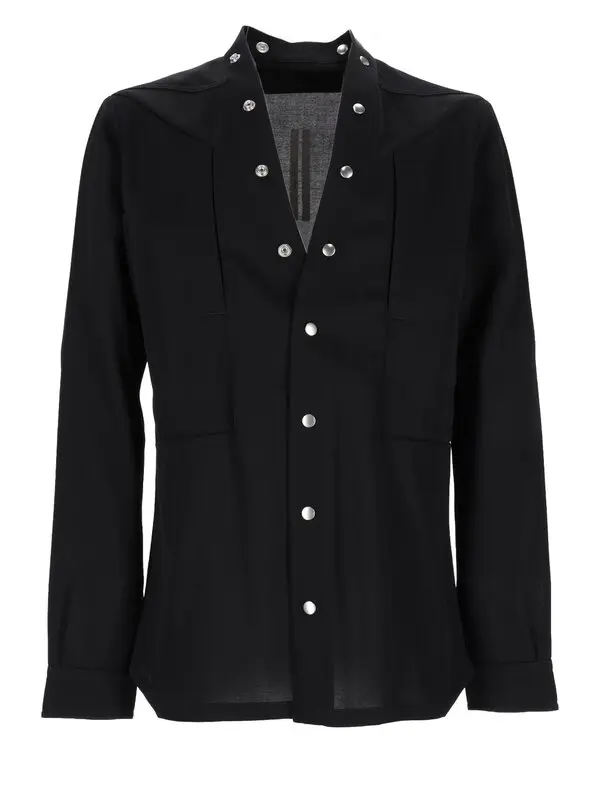 Rick Owens Camicia "larry Fogpocket